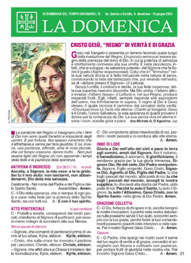 XI DOMENICA DEL TEMPO ORDINARIO / B - La Domenica