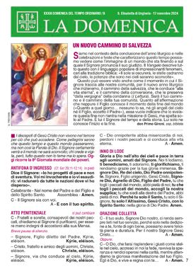 XXXIII DOMENICA DEL TEMPO ORDINARIO / B - La Domenica
